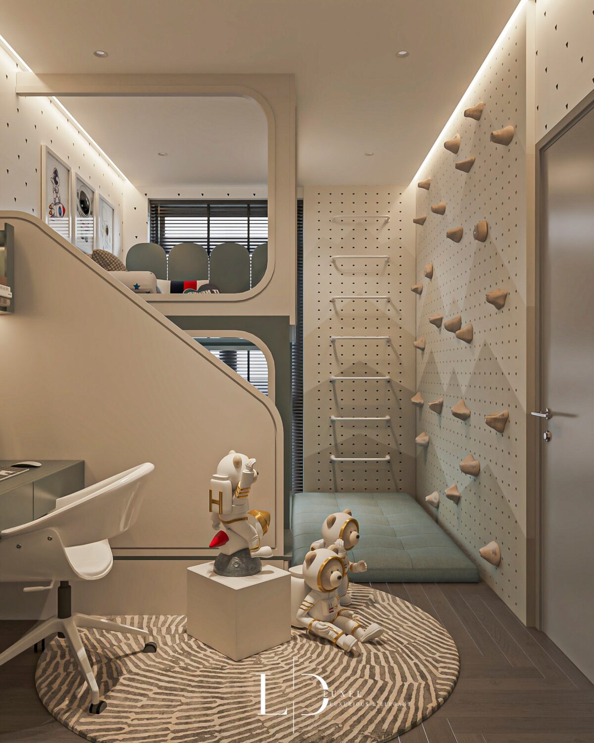 13595. Download Free 3Ds Max Kidroom Interior Model by Le Truong Quan