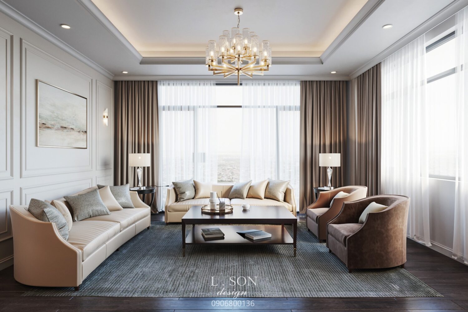 13600. 3Ds Max Villa Interior Model Download By Arc Cao Son