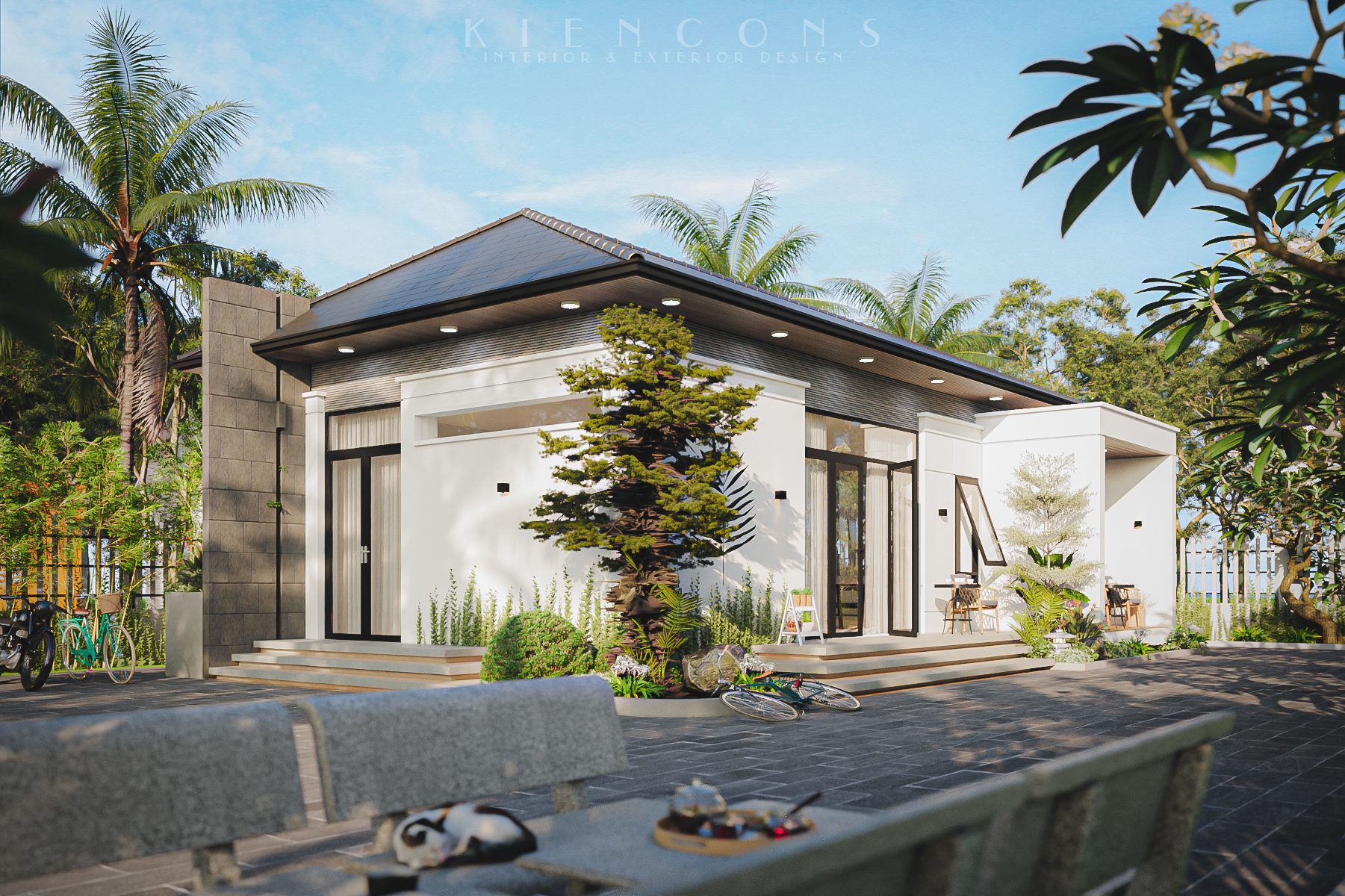 13607. 3Ds Max House Exterior Model Download By Kts Nhat Minh