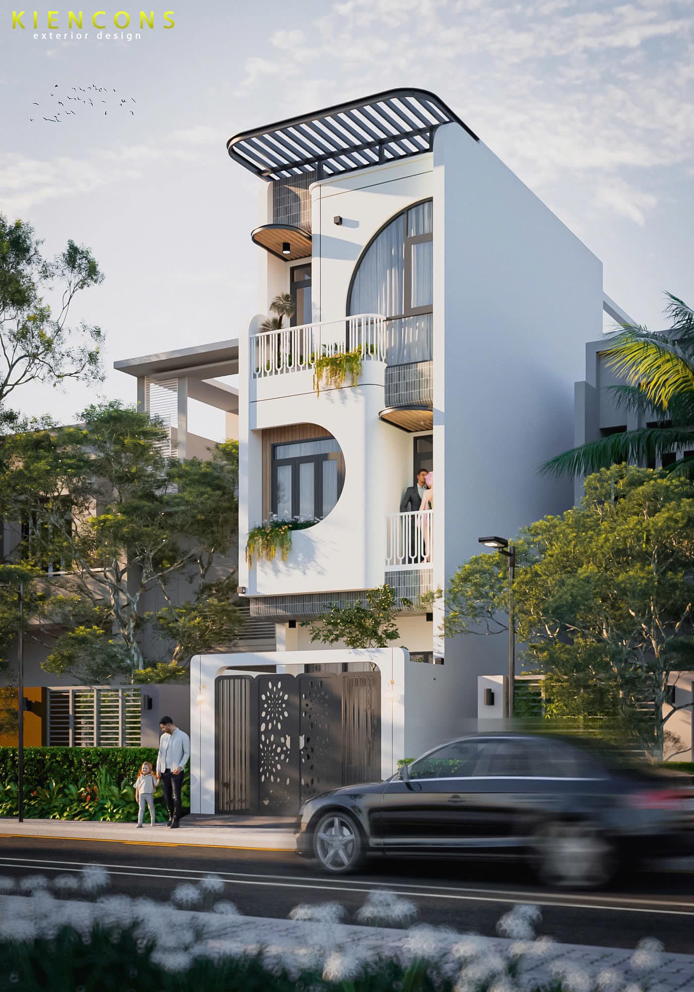 13688. 3Ds Max House Exterior Model Download By Kts Nhat Minh