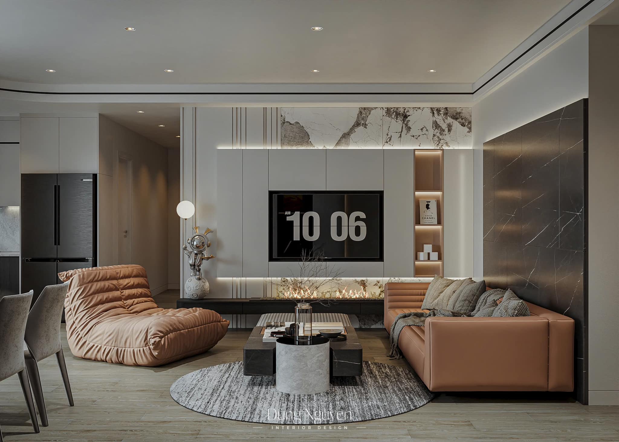 13730. 3Ds Max Living Room Interior Model Download by Dung Coii