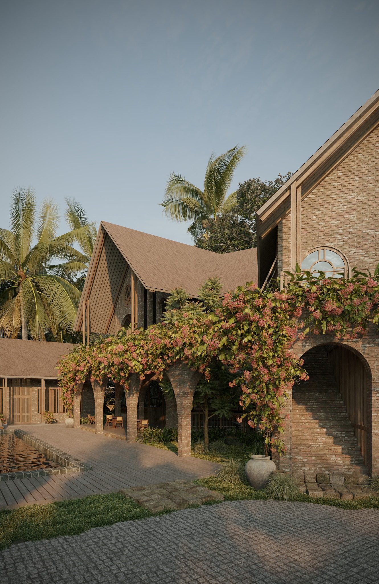 13787. Free 3Ds Max Villa Exterior Model