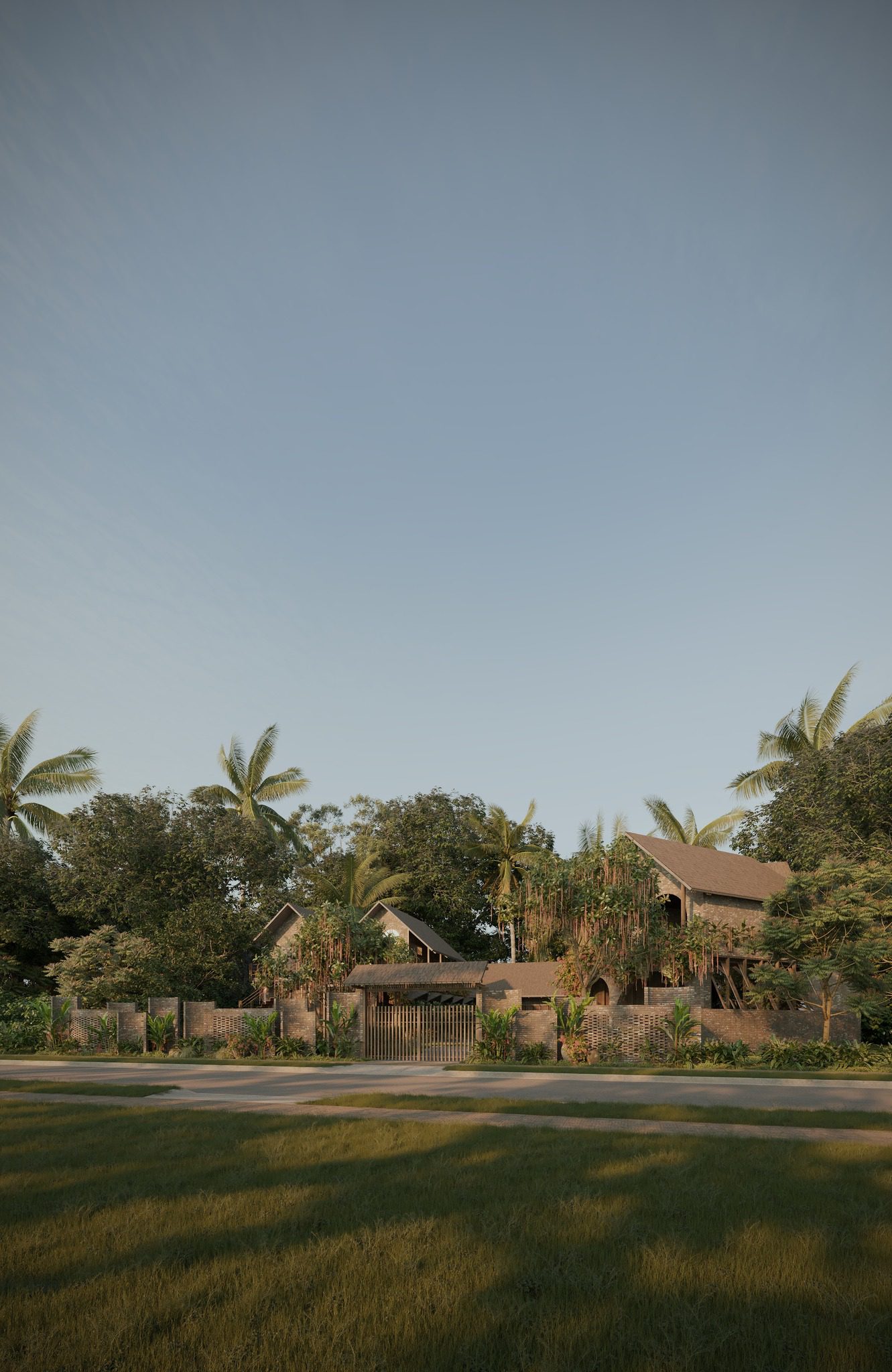 13787. Free 3Ds Max Villa Exterior Model