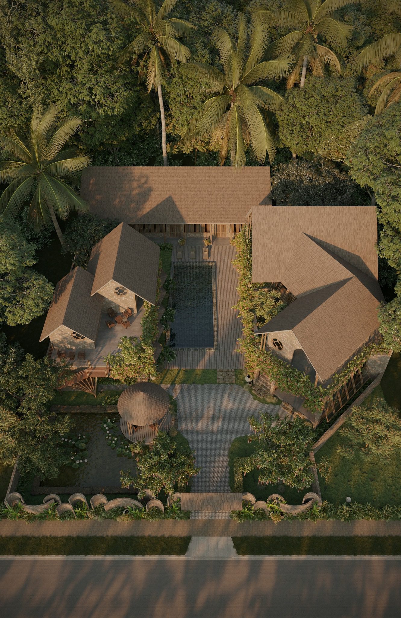 13787. Free 3Ds Max Villa Exterior Model