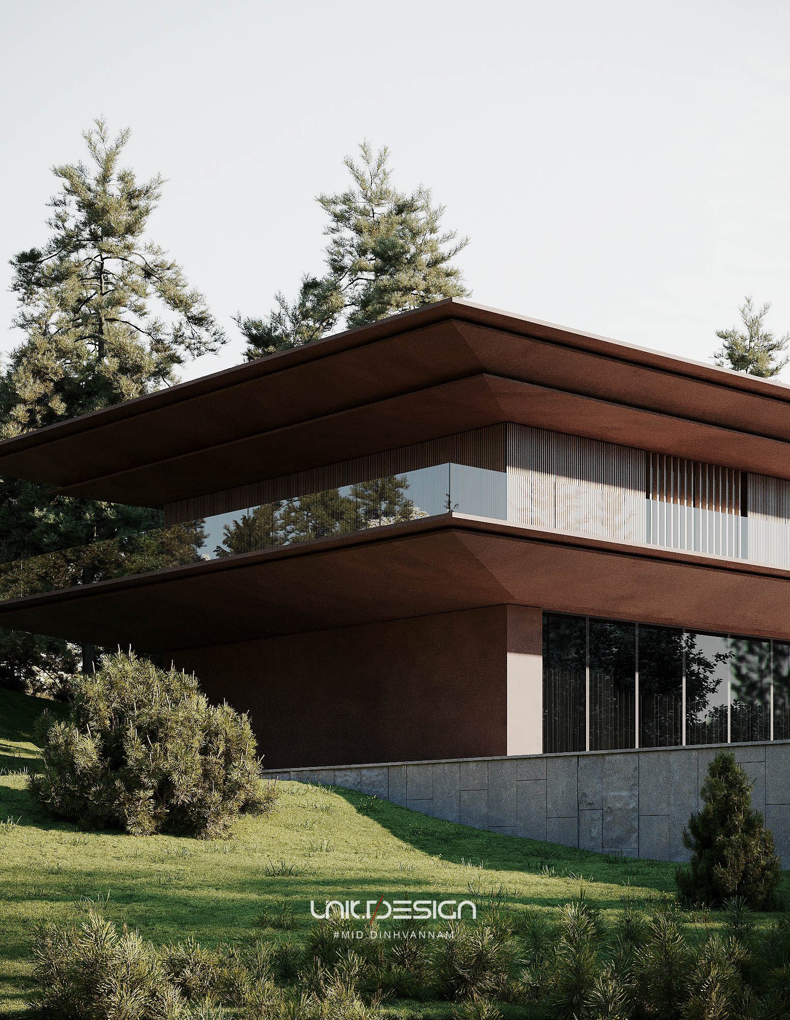 13805. Free 3Ds Max Villa Exterior Model