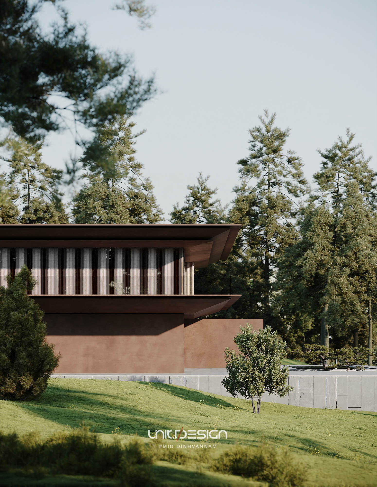 13805. Free 3Ds Max Villa Exterior Model