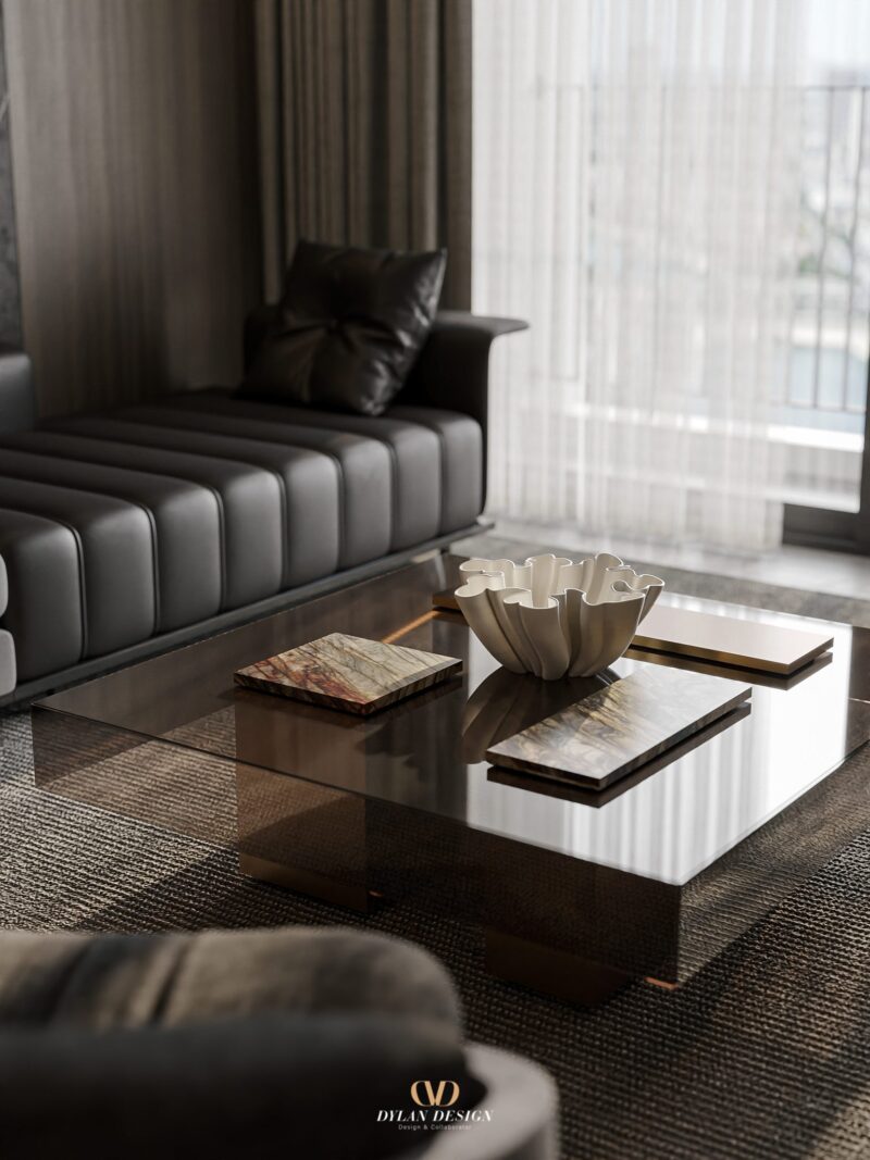 13812. 3Ds Max Living Room – Kitchen Interior Model Download By Bui Vien