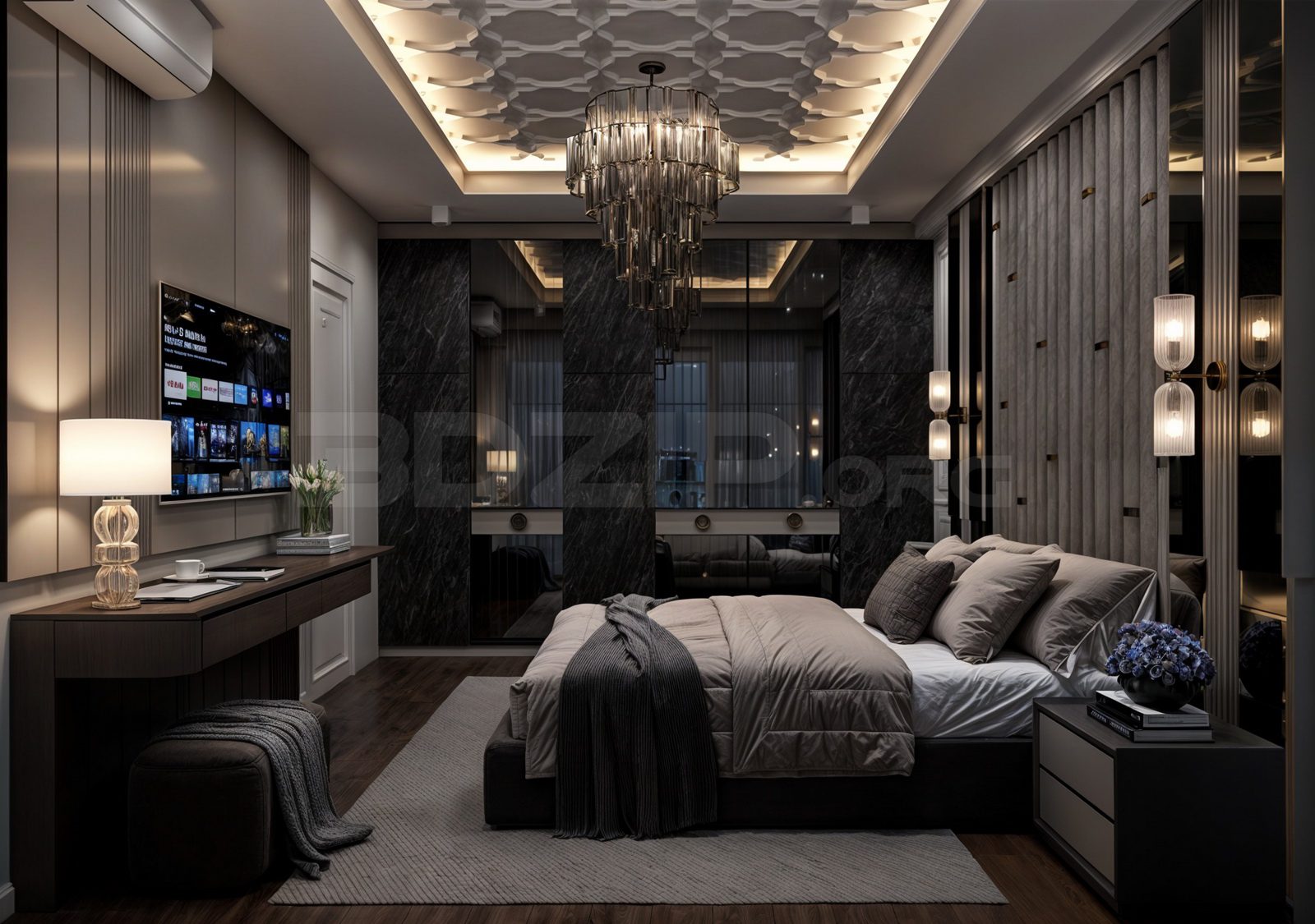 20014. Download Free 3Ds Max Master Bedroom Interior Model By Melis Intas