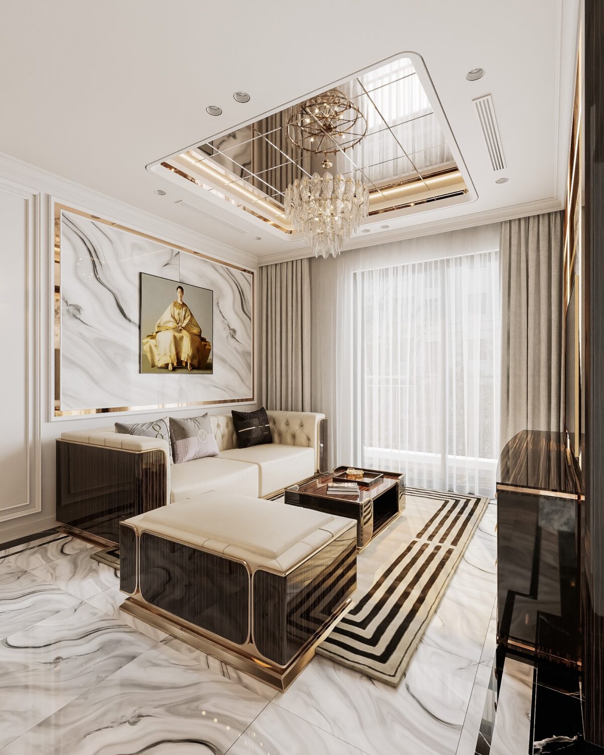 12923. Free 3D Living Room Interior Model Download By Brian Vu