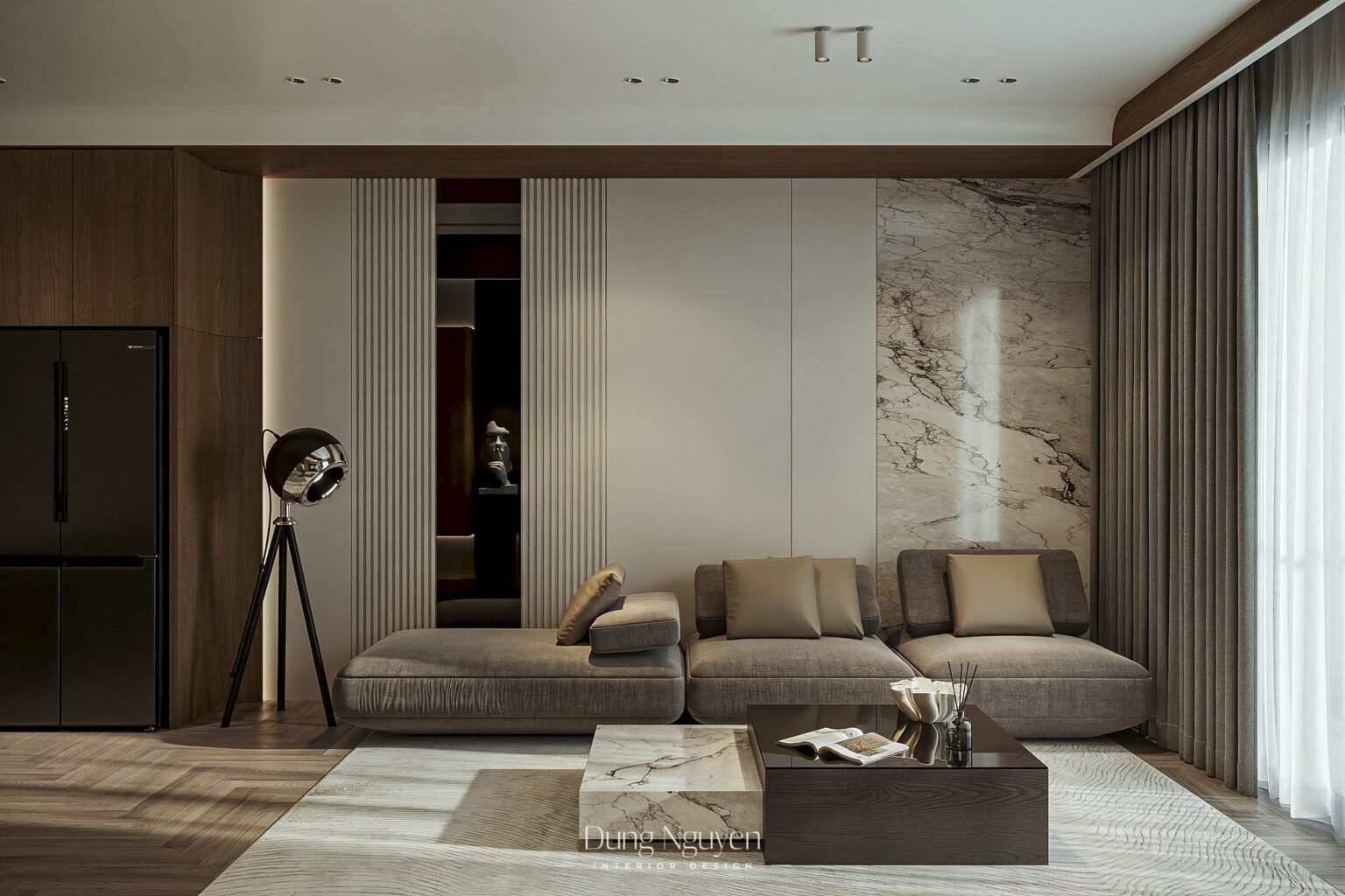 13816. 3Ds Max Living Room Interior Model Download By Dung Coii