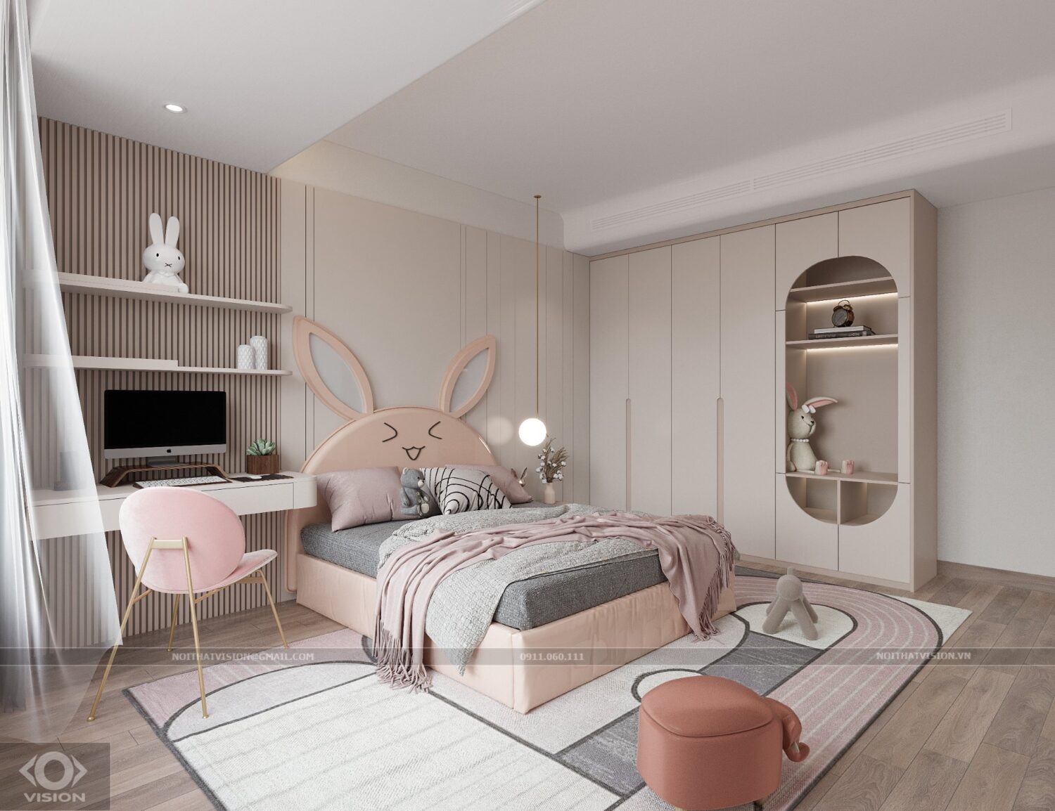 12575. Download Free 3D Bedroom Interior Model by Bui Hai Lich