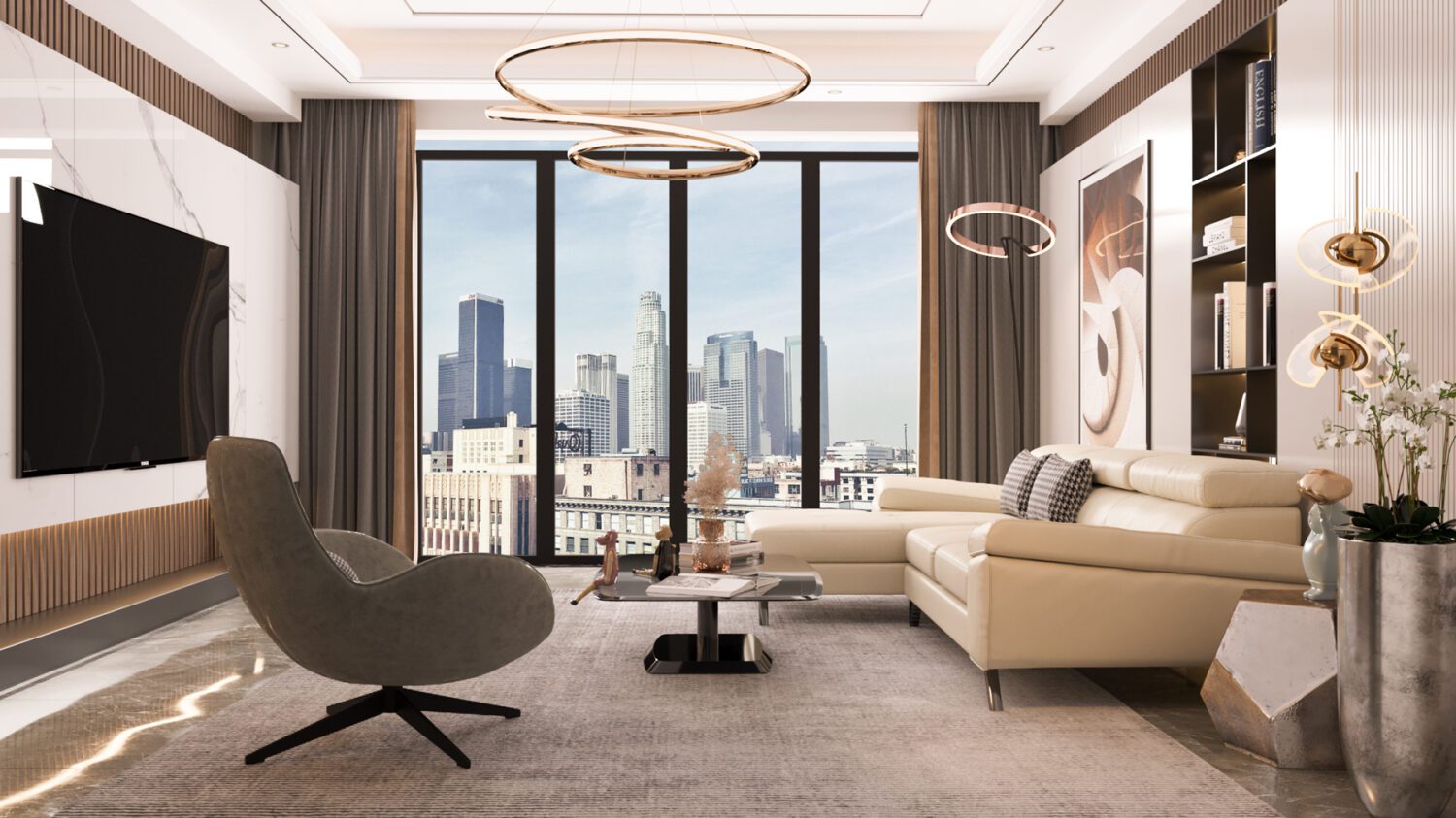 12686. Download Free 3D Living Room Interior Model By Hoang Gia