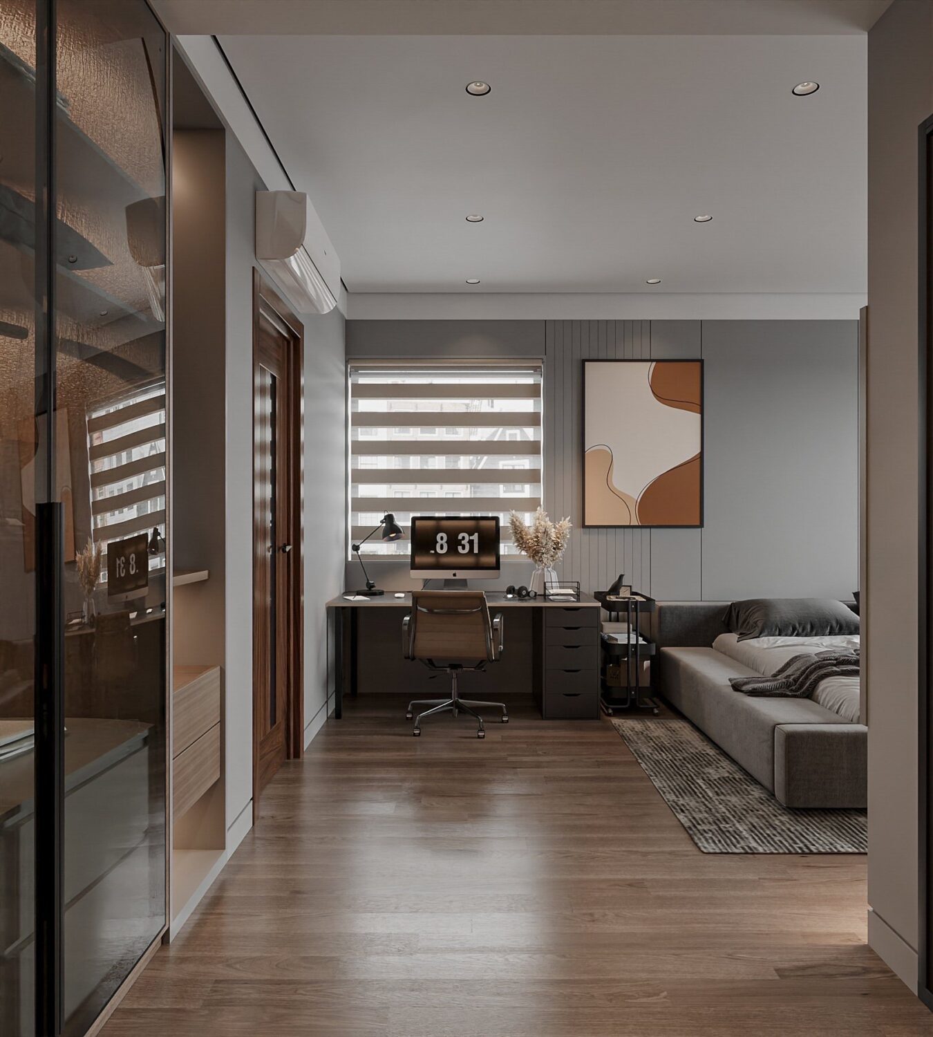 12791. Download Free 3D Bedroom Interior Model by Hoang Dung