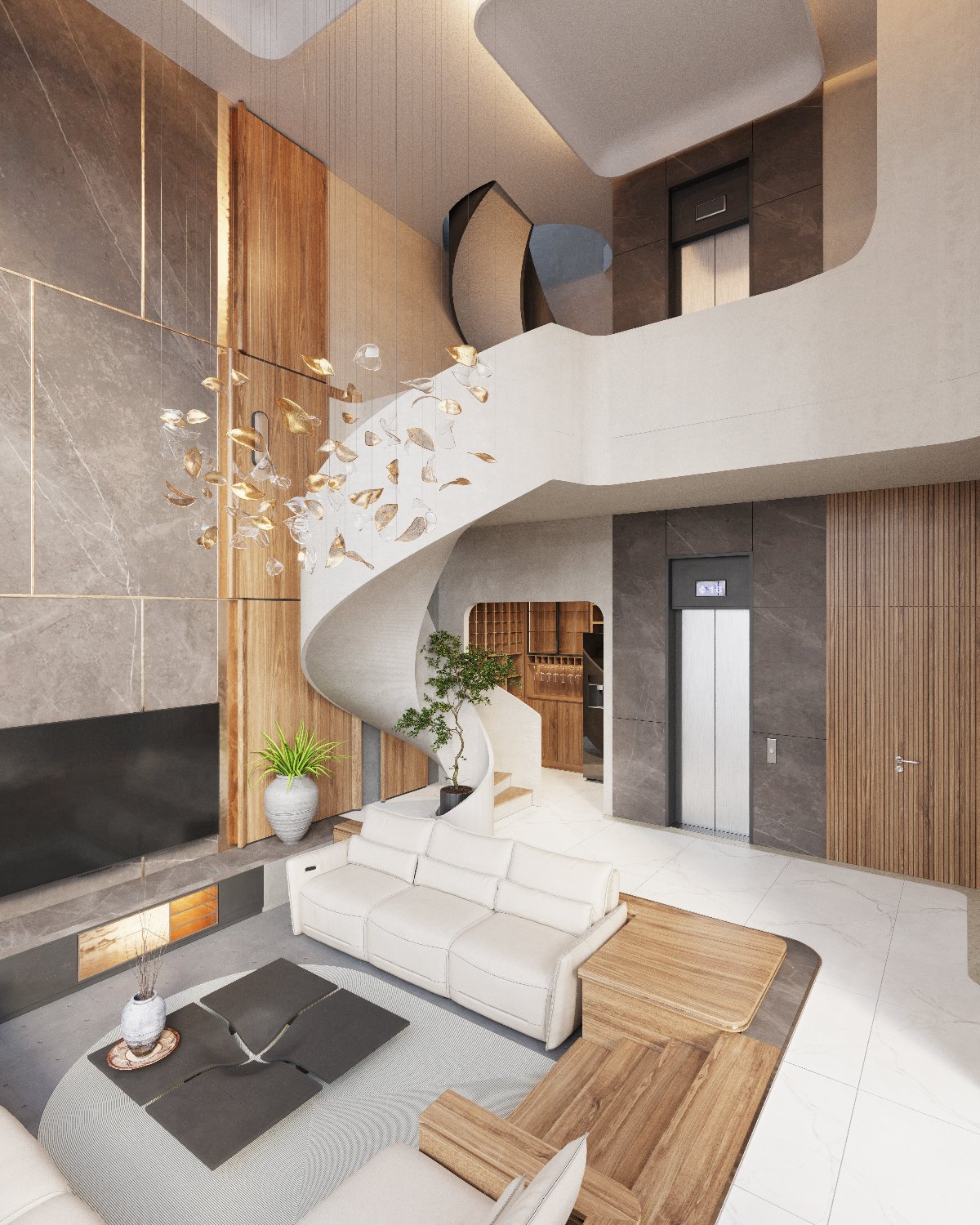 12860. Free 3D House Interior Model Download by Hoang The Luc