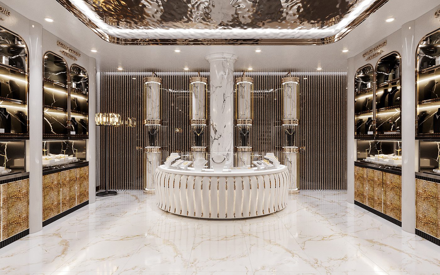 12096. Free 3D Diamond Store Interior Model Download By Vu Huy Hien
