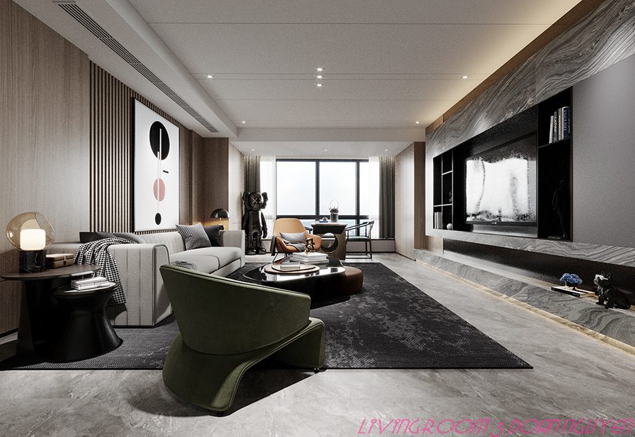 3D Interior Scene File 3dsmax Model Livingroom 564 by Giang Vu