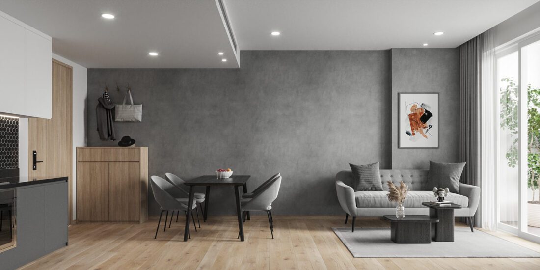 3D Interior Kitchen – Livingroom 230 Scene 3dsmax By Nguyen Quan